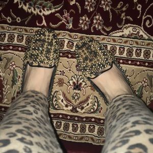 Steve Madden | Shoes | Leopard Spike Flats | Poshmark